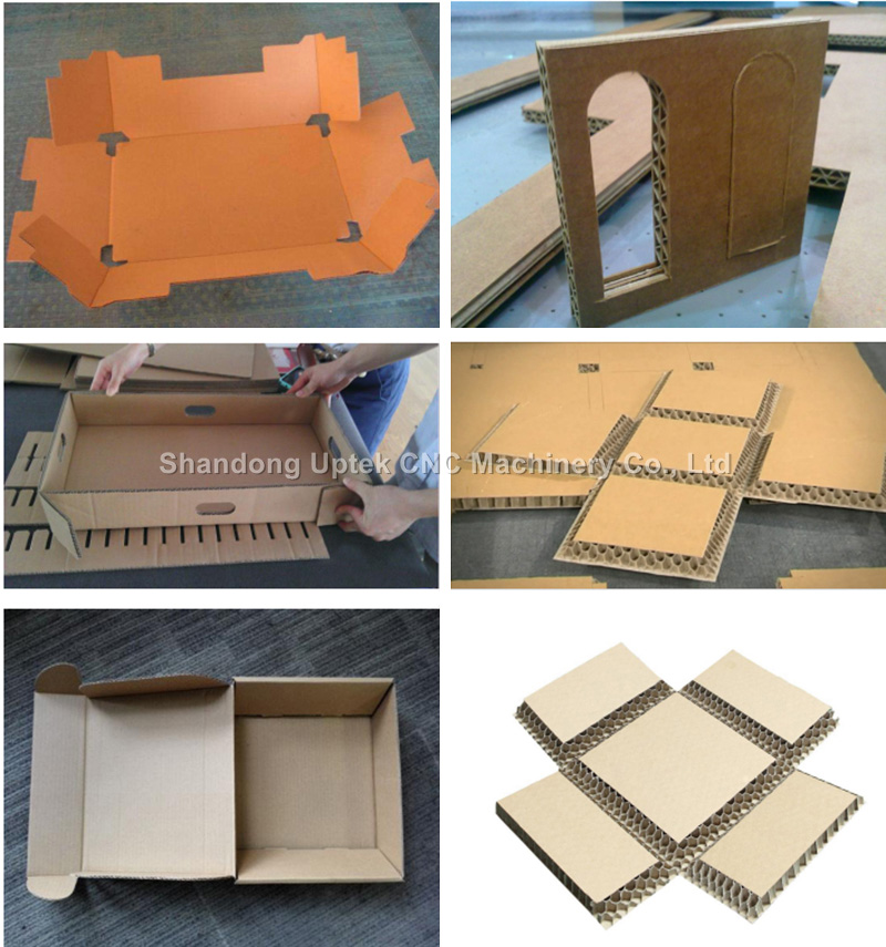 CNC Honeycomb Corrugated Paper Cardboard Carton Box Cutting Machine